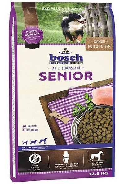 Bosch Senior Yaşlı Köpek Maması 12.5 kg Bosch Senior Yaşlı Köpek Maması 12.5 kg
