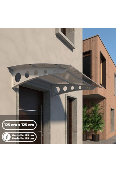 Albayrak Yapı İnşaat Modern Serisi Pratik Sundurma 125 cm x 125 cm Albayrak Yapı İnşaat Modern Serisi Pratik Sundurma 125 cm x 125 cm
