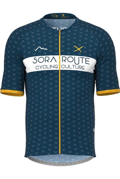 Sora Route Mavi Classic Slım Kısa Kol Forma Sora Route Mavi Classic Slım Kısa Kol Forma