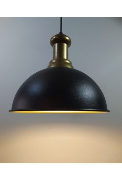 Riolight Retro Tekli Metal Sarkıt Avize Çap: 40CM Riolight Retro Tekli Metal Sarkıt Avize Çap: 40CM
