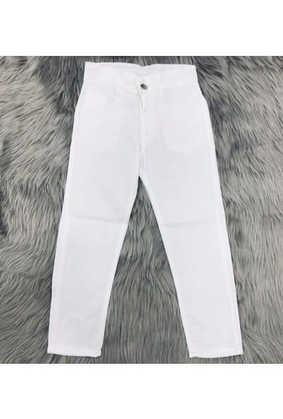 Hmz Giyim Çocuk 29EKİM 10KASIM 23NİSAN Gösteri Özel Gün Beyaz Pantolon