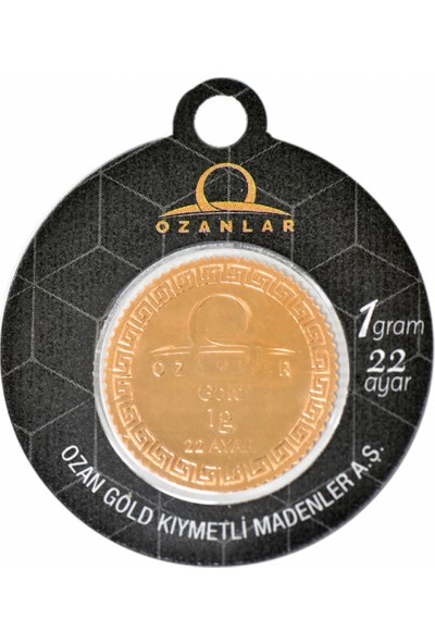 Ozanlar Gold 1 gr 22 Ayar Ozanlar Gram Altın