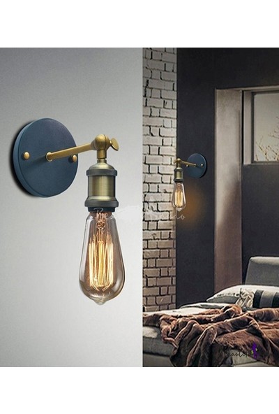 Riolight Retro Eskitme Mafsallı Aplik Riolight Retro Eskitme Mafsallı Aplik