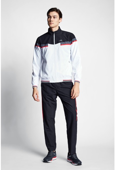 Lescon Siyah Beyaz Erkek Eşofman Takımı 22B-1027