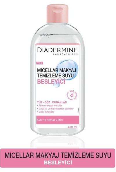 Dıadermıne Essentıal Carıng Mıcellar Besleyici Makyaj Temizleme Suyu 400 ml Dıadermıne Essentıal Carıng Mıcellar Besleyici Makyaj Temizleme Suyu 400 ml