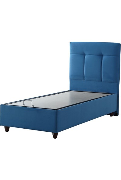 İpek Mobilya Manolya Baza ve Başlık Seti Tek Kişilik 90X190 ( Mavi ) İpek Mobilya Manolya Baza ve Başlık Seti Tek Kişilik 90X190 ( Mavi )