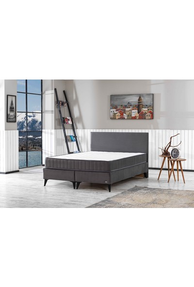 İpek Mobilya Ecostil Set ( Baza + Başlık + Yatak )