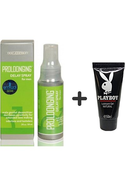 Bonie Proloonging Dely Geciktici Sprey + 50ML Lubricant Jel