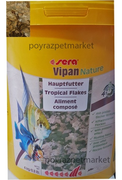 Sera Vipan Large Flakes Nature 250 gr Sera Vipan Large Flakes Nature 250 gr