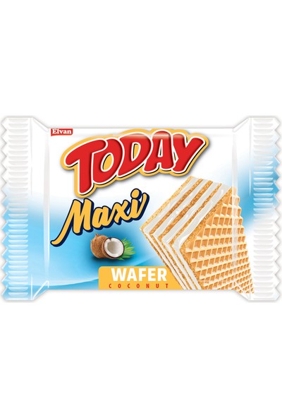 Elvan Today Maxi Hindistan Cevizli Gofret 38 gr x 24’lü