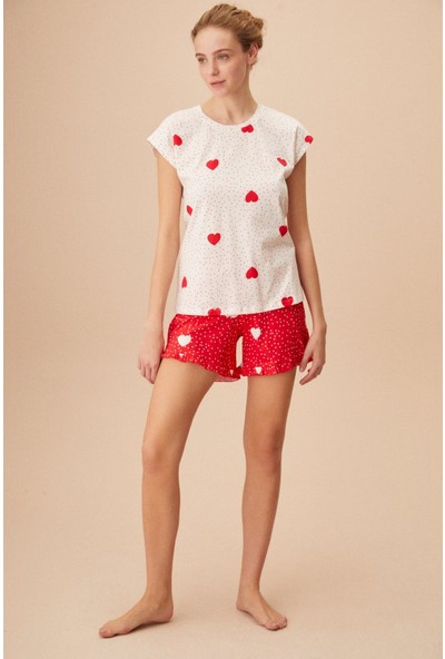 Heart Şort Takımı