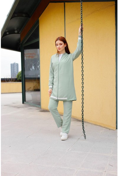 Moylin 1970 Triko Detay Hırkalı Takım