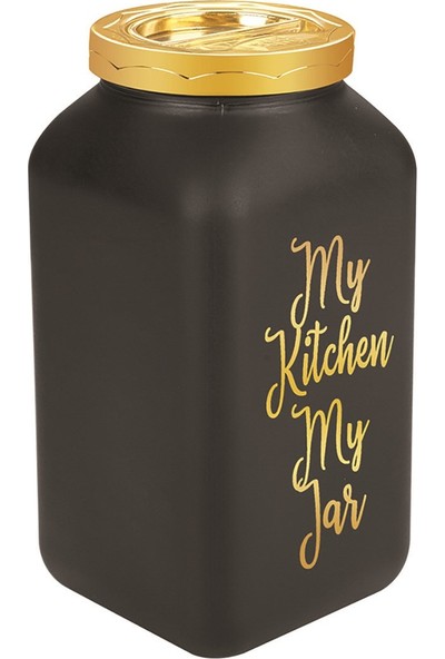 Sarina Cam 3000 cc Opak Kare Cam Kavanoz