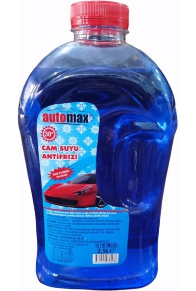 Automax -30 Derece Antifirizli Cam Suyu 2.5 Lt T41209 Automax -30 Derece Antifirizli Cam Suyu 2.5 Lt T41209