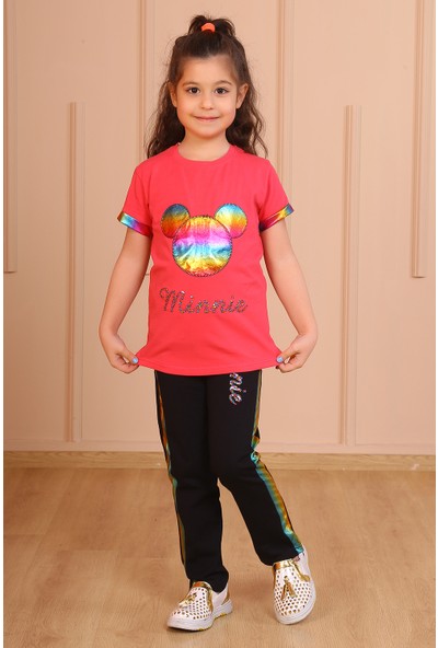 e-bizz store Alt Üst Minnie Mercan Penye Kız Çocuk Takım 504 e-bizz store Alt Üst Minnie Mercan Penye Kız Çocuk Takım 504