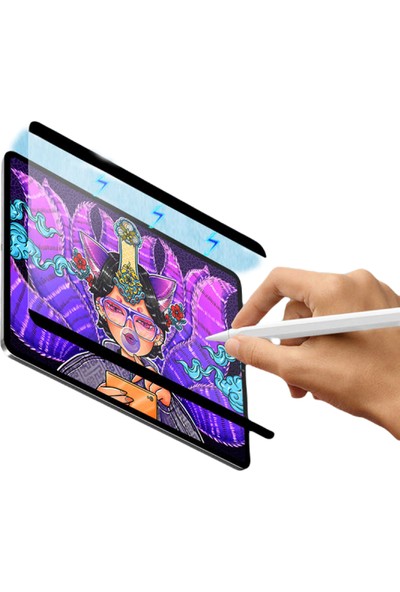 Wowlett Apple iPad 5 Air Uyumlu Mıknatıslı Tak Çıkar Paperlike Kağıt Hissi Ekran Koruyucu