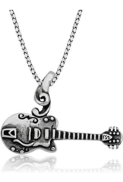 Jewel ​gümüş Gitar Kolye