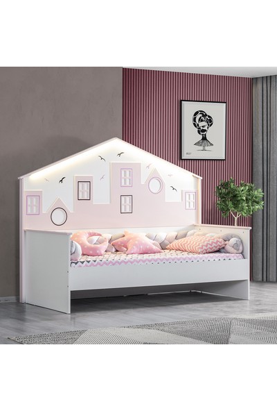 Setay Montessori, City Montessori Yatak Ledli - Pembe