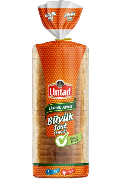 Untad Büyük Tost Ekmeği 670 gr Untad Büyük Tost Ekmeği 670 gr