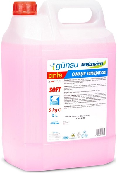 Günsu Çamaşır Yumuşatıcı 5 kg