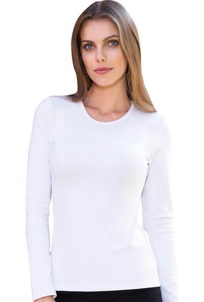 Uzun Kollu Bisiklet Yaka Fit Kalıp Termal Atlet 8533