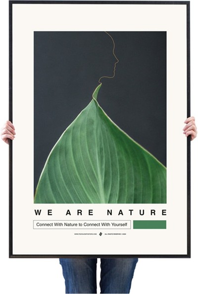 Minimal Reklam Dijital Nature Çerçevesiz Poster/afiş