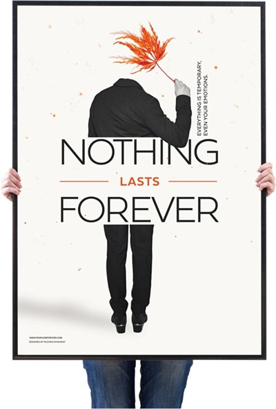 Minimal Reklam Dijital Busy Çerçevesiz Poster/afiş