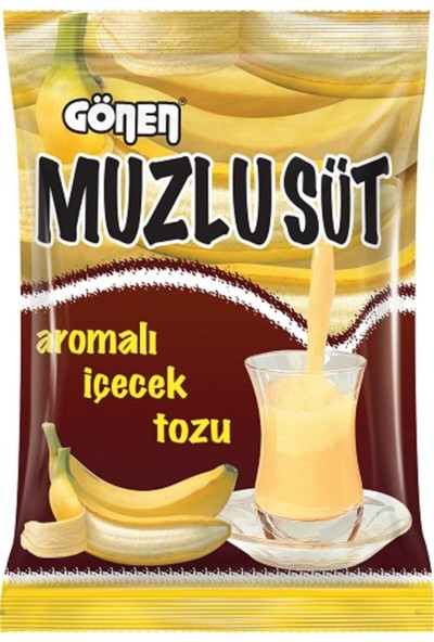 İlyas Gönen Muzlu Süt Aromalı Soğuk / Sıcak İçecek Tozu 300 gr İlyas Gönen Muzlu Süt Aromalı Soğuk / Sıcak İçecek Tozu 300 gr