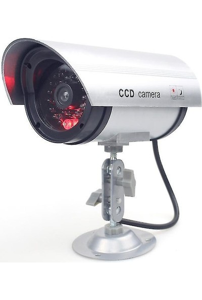 BDZ Mall Ca-11-03 Kukla Sahte Bullet Flaş LED Cctv Kamera Metal Braketi ile Su Geçirmez Güvenlik Kamera (Yurt Dışından) BDZ Mall Ca-11-03 Kukla Sahte Bullet Flaş LED Cctv Kamera Metal Braketi ile Su Geçirmez Güvenlik Kamera (Yurt Dışından)