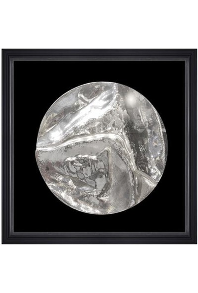 Doku Concept Siyah Gümüş Desen1 Tablo 81 x 81 cm