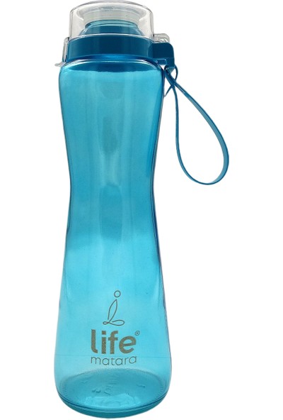 Life Matara Şeffaf Kapak Mavi Suluk Cam Matara 750 cc A0043 Life Matara Şeffaf Kapak Mavi Suluk Cam Matara 750 cc A0043