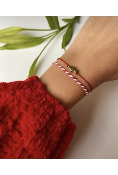 Home Art Nova Marteniçka Kırmızı Beyaz 2 Li Yunus Detaylı Bileklik Home Art Nova Marteniçka Kırmızı Beyaz 2 Li Yunus Detaylı Bileklik