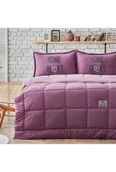 Karaca Home Softy Lila Tek Kişilik Cotton Comfort Uyku Seti