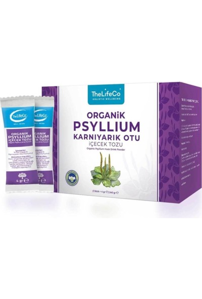 TheLifeCo Organik Psyllium Içecek Tozu 4GRX60 Şase TheLifeCo Organik Psyllium Içecek Tozu 4GRX60 Şase