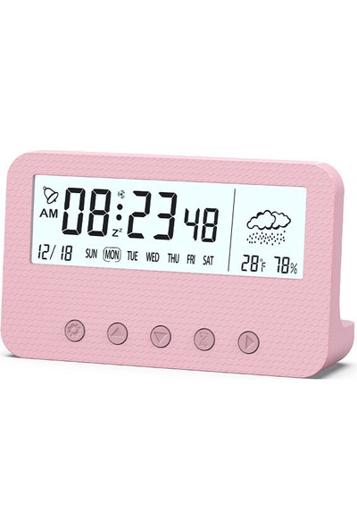 First Sourcer Çok Fonksiyonlu Hd Ekranlı Çalar Masa Saati (Yurt Dışından)