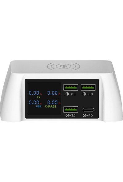 First Sourcer 5'i 1 Arada Çok Işlevli Akıllı Kablosuz Şarj LED Gösterge Tablosu Dijital Saat (Yurt Dışından) First Sourcer 5'i 1 Arada Çok Işlevli Akıllı Kablosuz Şarj LED Gösterge Tablosu Dijital Saat (Yurt Dışından)