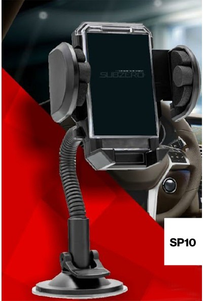 Subzero Araç Telefon Tutucu Vantuzlu 360 Derece Dönebilen Ayarlanabilir Universal SP10 Subzero Araç Telefon Tutucu Vantuzlu 360 Derece Dönebilen Ayarlanabilir Universal SP10