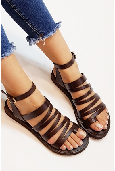 Marjin Kadın Hakiki Deri Günlük Sandalet Eva Taban Parmak Arası Saper Marjin Kadın Hakiki Deri Günlük Sandalet Eva Taban Parmak Arası Saper