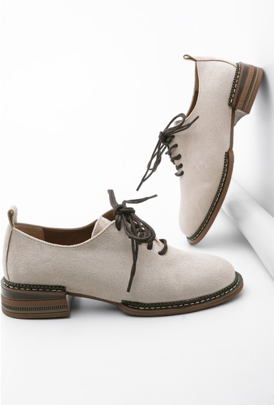 Marjin Kadın Oxford Ayakkabı Bağcıklı Maskülen Lester Marjin Kadın Oxford Ayakkabı Bağcıklı Maskülen Lester