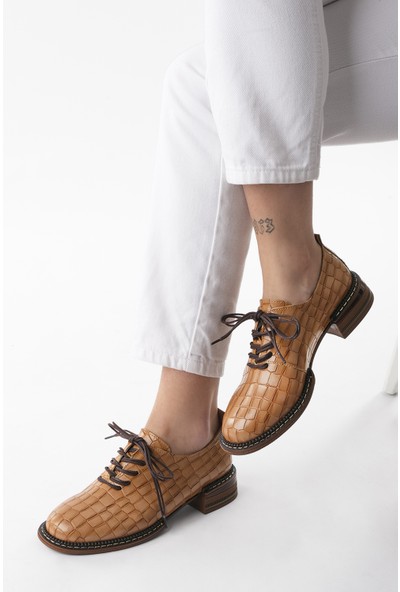 Marjin Kadın Oxford Ayakkabı Bağcıklı Maskülen Günlük Ayakkabı Zeyres Marjin Kadın Oxford Ayakkabı Bağcıklı Maskülen Günlük Ayakkabı Zeyres