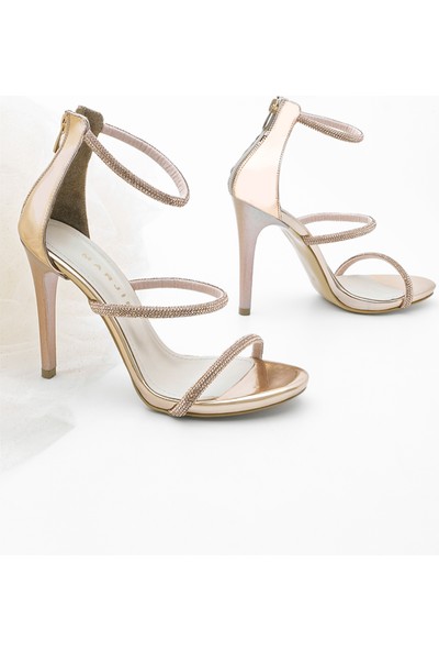 Marjin Kadın Taşlı Topuklu Abiye Ayakkabı Ince Ökçe Arkadan Fermuarlı Espado Marjin Kadın Taşlı Topuklu Abiye Ayakkabı Ince Ökçe Arkadan Fermuarlı Espado