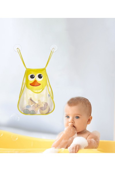 Ördek Figürlü Banyo Oyuncak Filesi