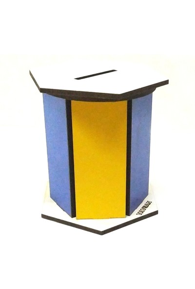Vavsan Altıgen Kumbara Money Tip Box Bahşiş Para Biriktirme Kutusu Vavsan Altıgen Kumbara Money Tip Box Bahşiş Para Biriktirme Kutusu