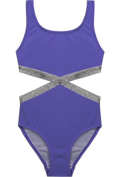 Deep Beach Lila Kız Çocuk Mayokini DB200568CM