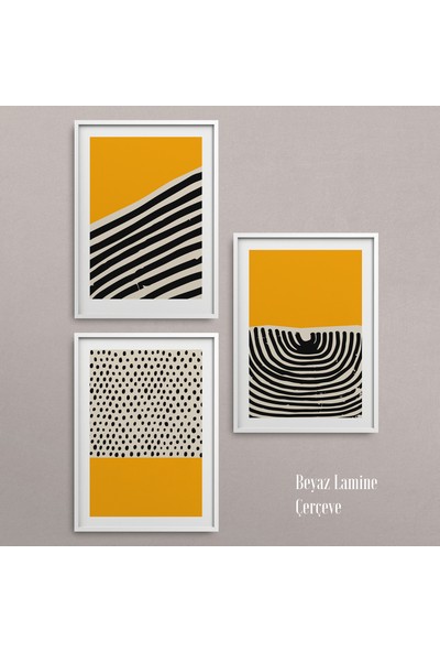 Home Pack Çerçeveli 3 Parça Tablo Seti