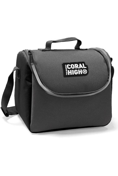Coral High Kids Koyu Gri Siyah Thermo Beslenme Çantası 22754
