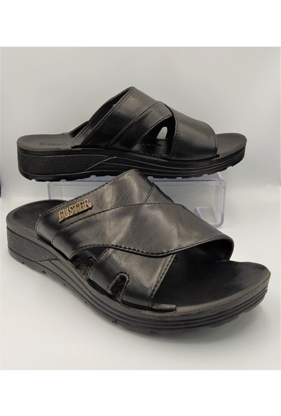 Luster Erkek Siyah Renk Rahat Taban Terlik (Baba Terliği) Luster Erkek Siyah Renk Rahat Taban Terlik (Baba Terliği)