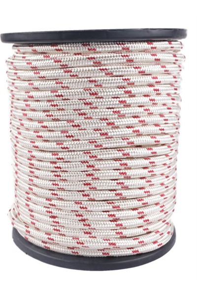 Molhalat 6 mm Iskota Halat - Parlak Örgülü Polyester Halat - Batan Halat - 1 Metre