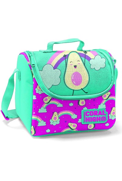 Coral High Kids Su Yeşili Pembe Thermo Beslenme Çantası 22763 Coral High Kids Su Yeşili Pembe Thermo Beslenme Çantası 22763