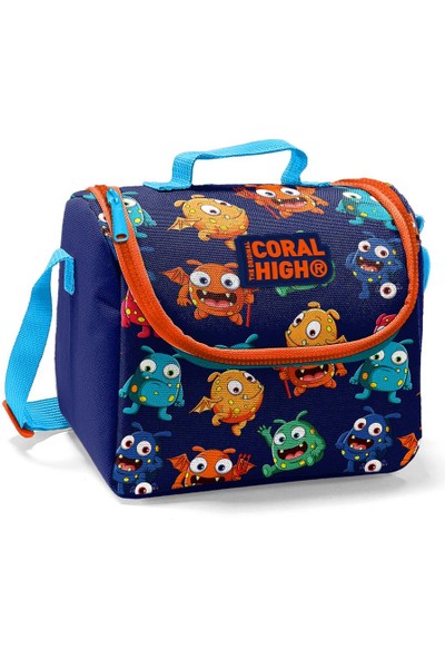 Coral High Kids Lacivert Canavar Desenli Thermo Beslenme Çantası 22740 Coral High Kids Lacivert Canavar Desenli Thermo Beslenme Çantası 22740